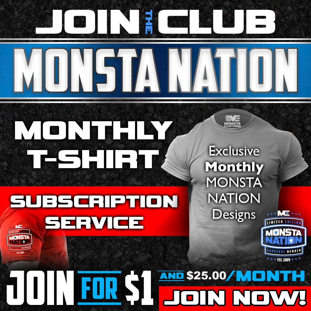 Monthly Subscription Tshirt – Monsta Clothing